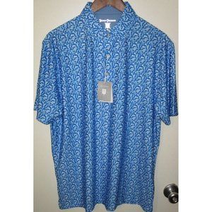 Hickey Freeman | Shirts | Nwt Hickey Freeman Golf Allover Geometric ...